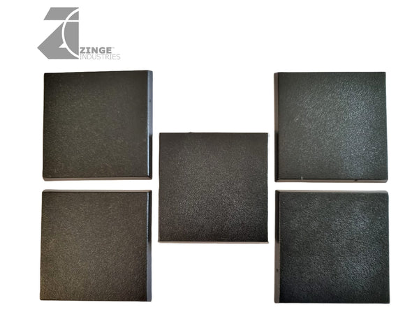 50mm Square Bases Plastic X 5 – Zinge Industries