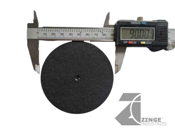 90mm Round Base x1 Plastic – Zinge Industries