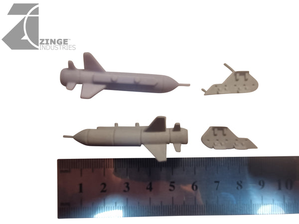 Komorran Missiles x2 with Mounts (S-BAM08) – Zinge Industries