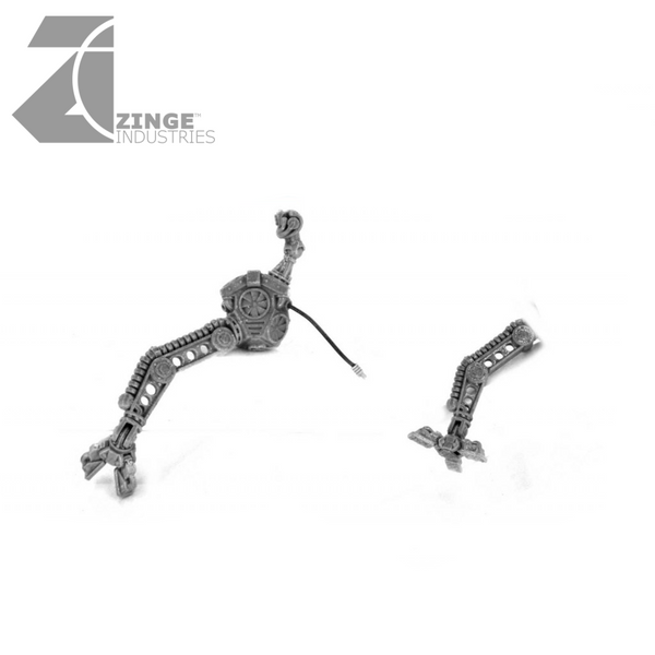 Robotic Servo Arm - Backpacks, Arms, Feet and Optic Sprue – Zinge ...
