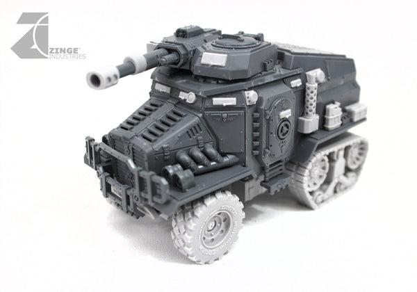 Half Track APC Vehicle Conversion Kit 2 x Axels, 27mm Wheels, 2x Track ...
